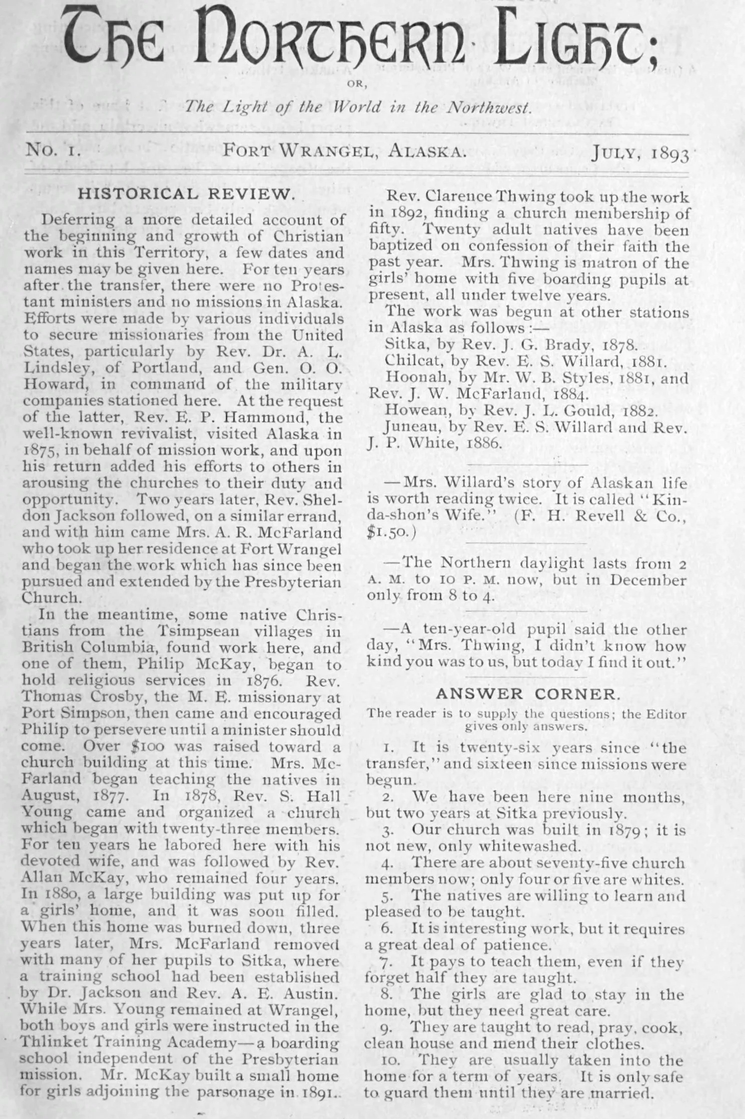 Reading Wrangell’s Historic Newspapers — Wrangell History Unlocked