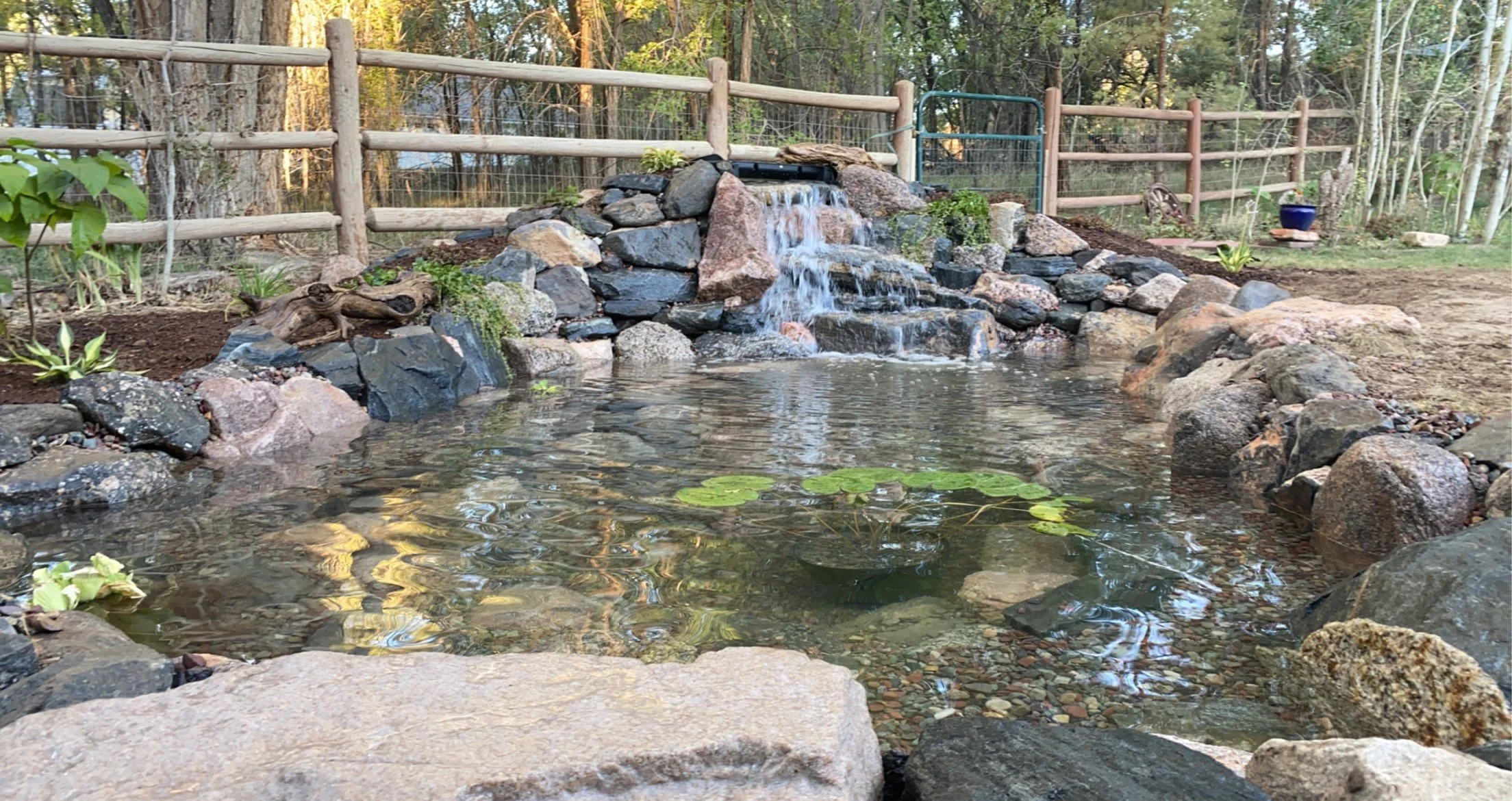 Aqualuxe Waterscaping and Design LLC | Grand Valley Pond installation ...