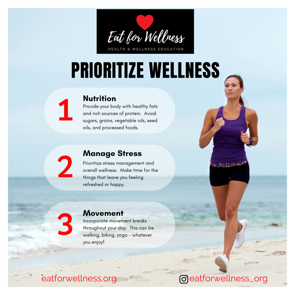 Prioritize Wellness — Eat for Wellness