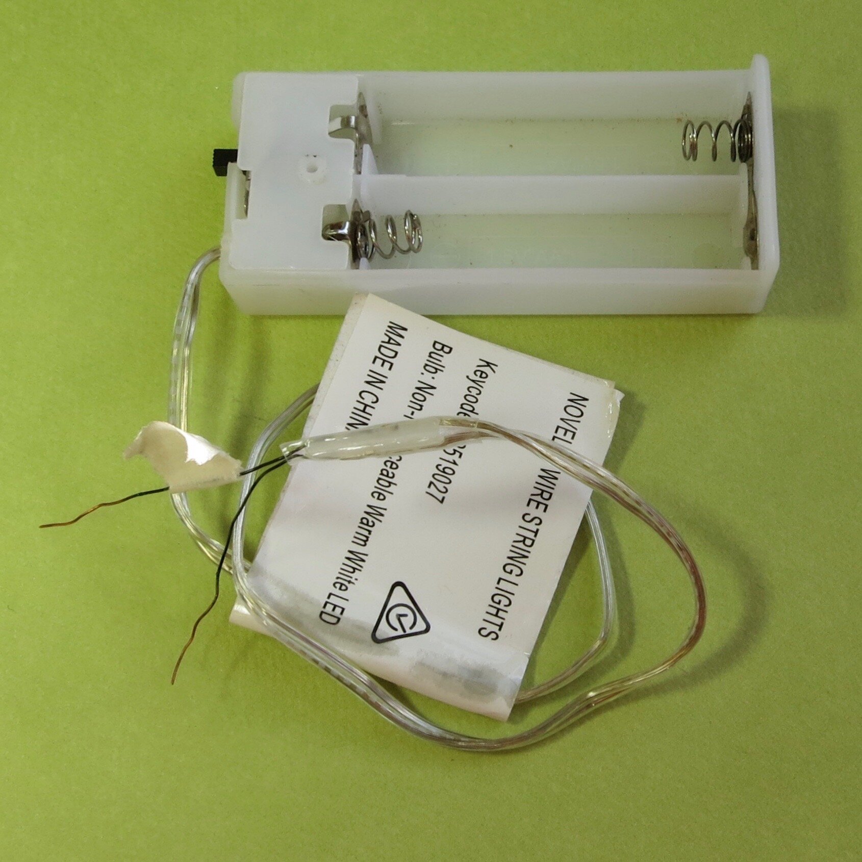 Lighting your house using the string LED lights — Red Cottage Miniatures