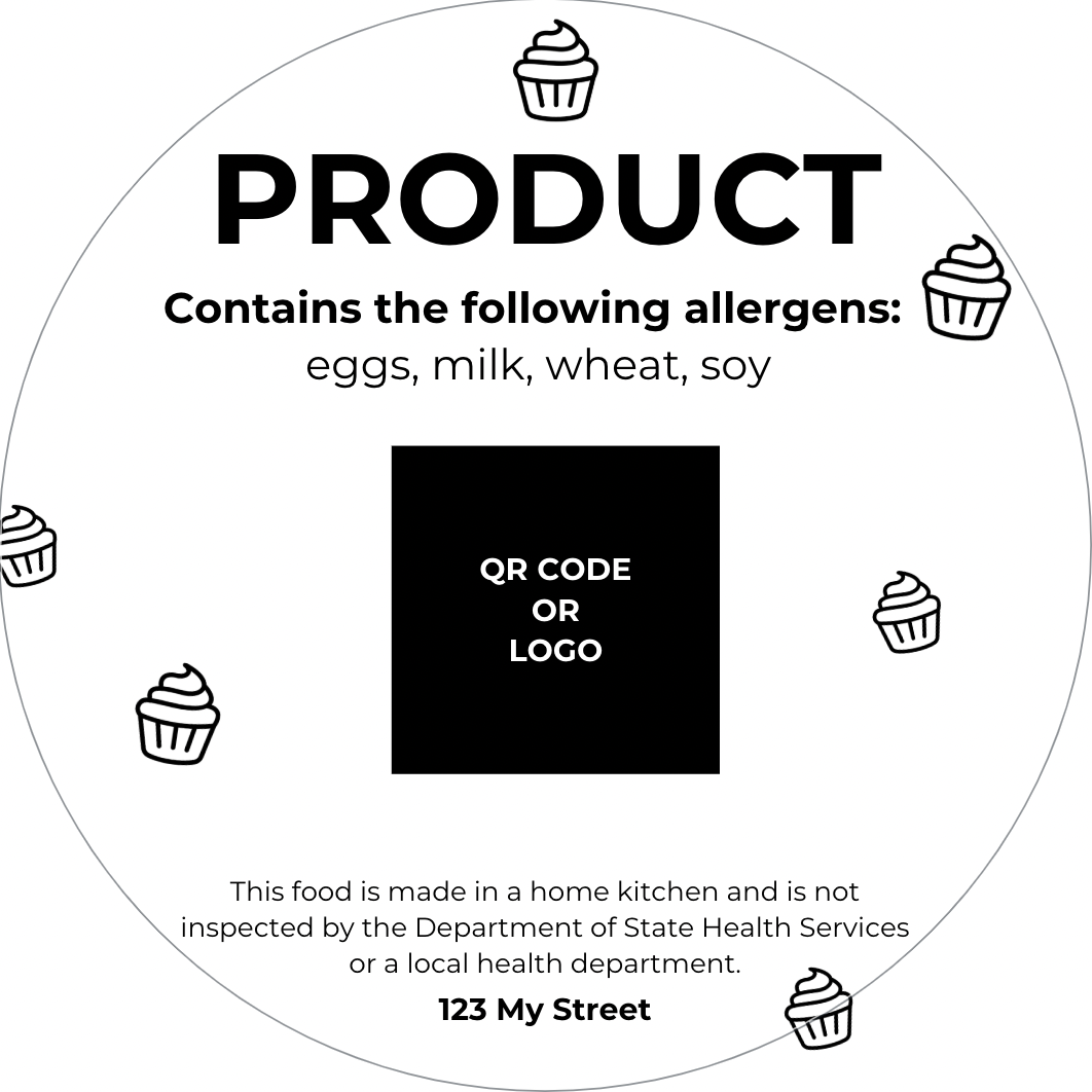 Thermal Label Template Design 1 — The Station Bakery