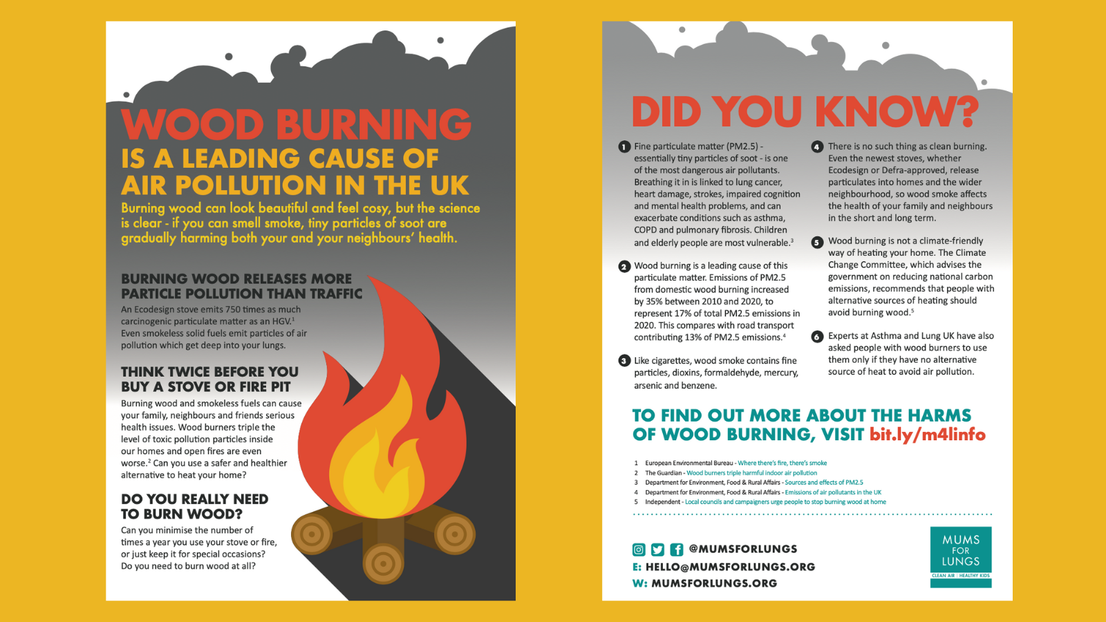 Wood Burning — Mums for Lungs