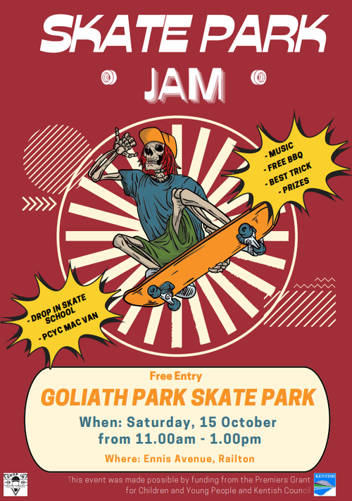 Skate Park Jam — Spirited Devonport