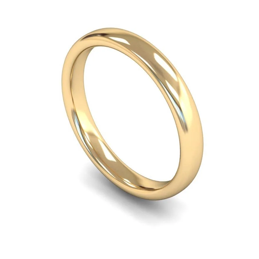 Court Shaped Wedding Band — Webley London