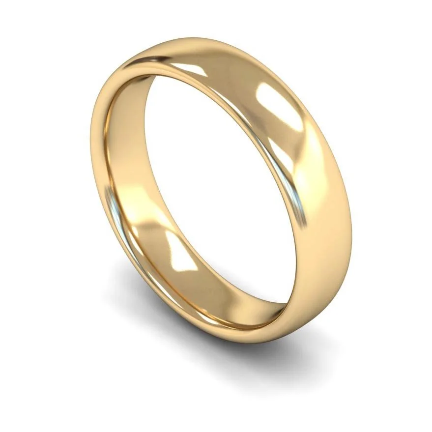 Court Shaped Wedding Band — Webley London