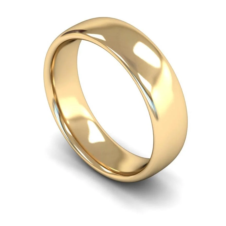 Court Shaped Wedding Band — Webley London