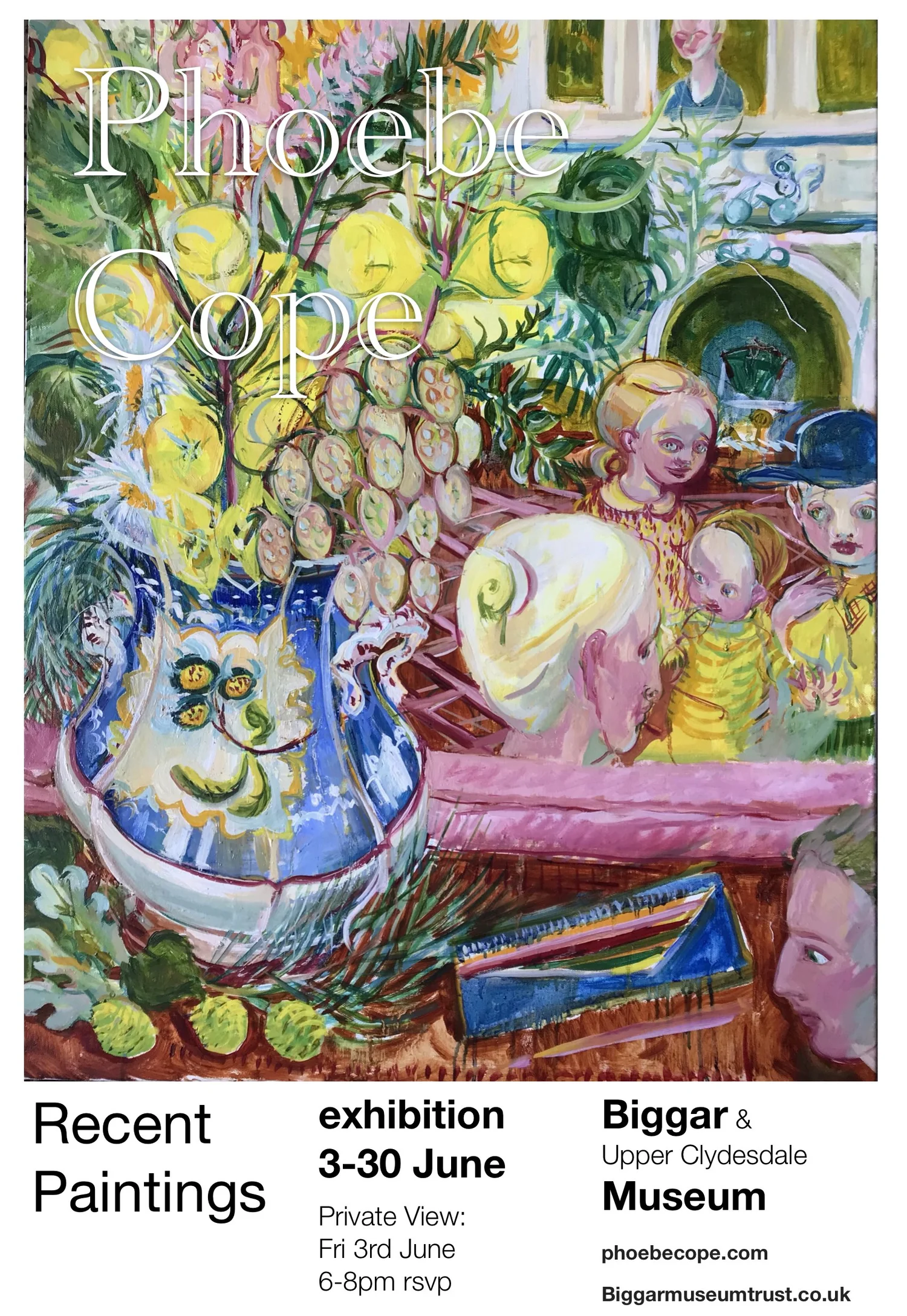 PHOEBE COPE @shankillcastle 12th Aug 11-5pm ( til Sept during cafe hours)