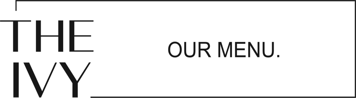 Menu | The Ivy