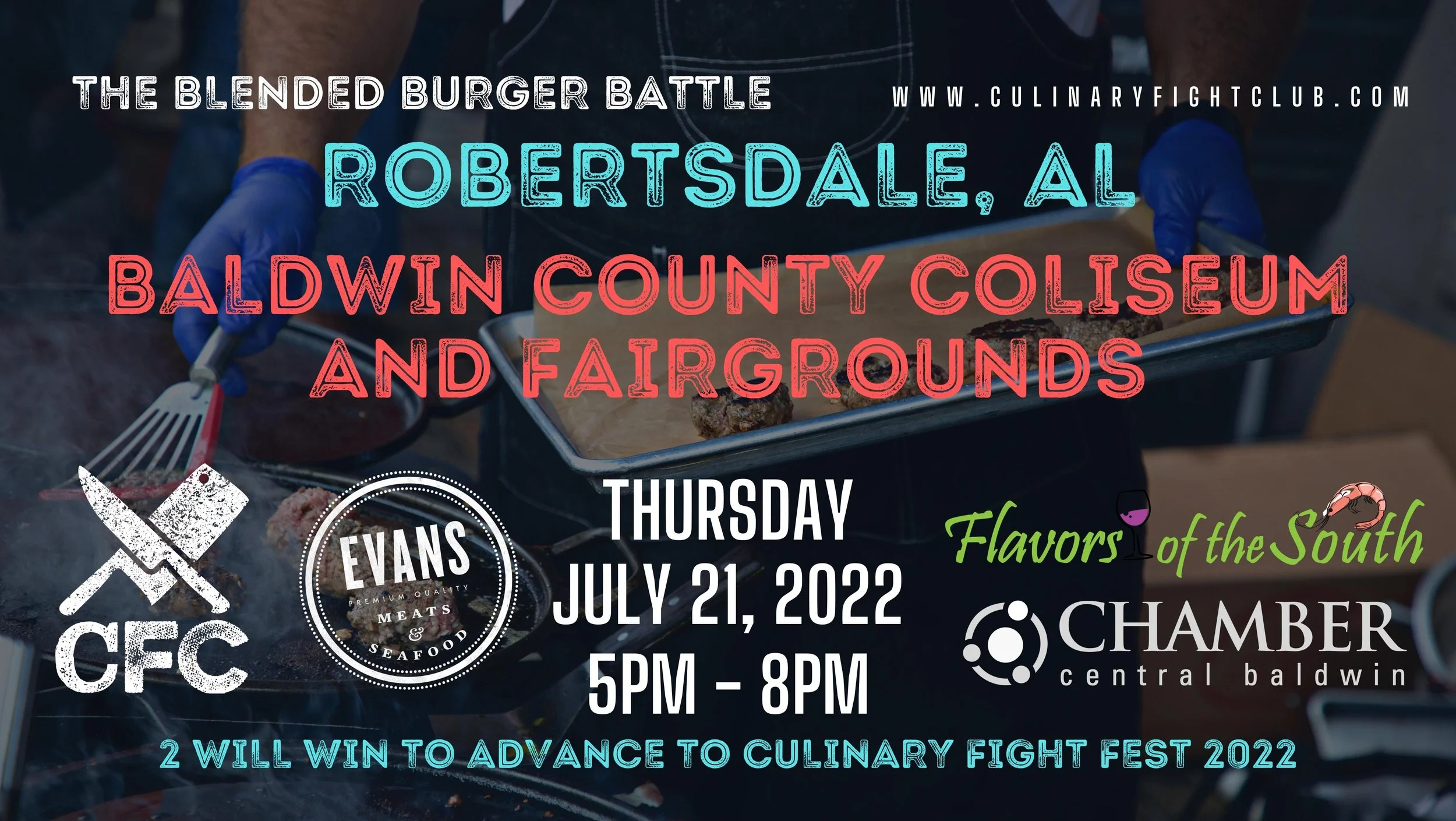 The Blended Burger Battle - Robertsdale, AL — CULINARY FIGHT CLUB