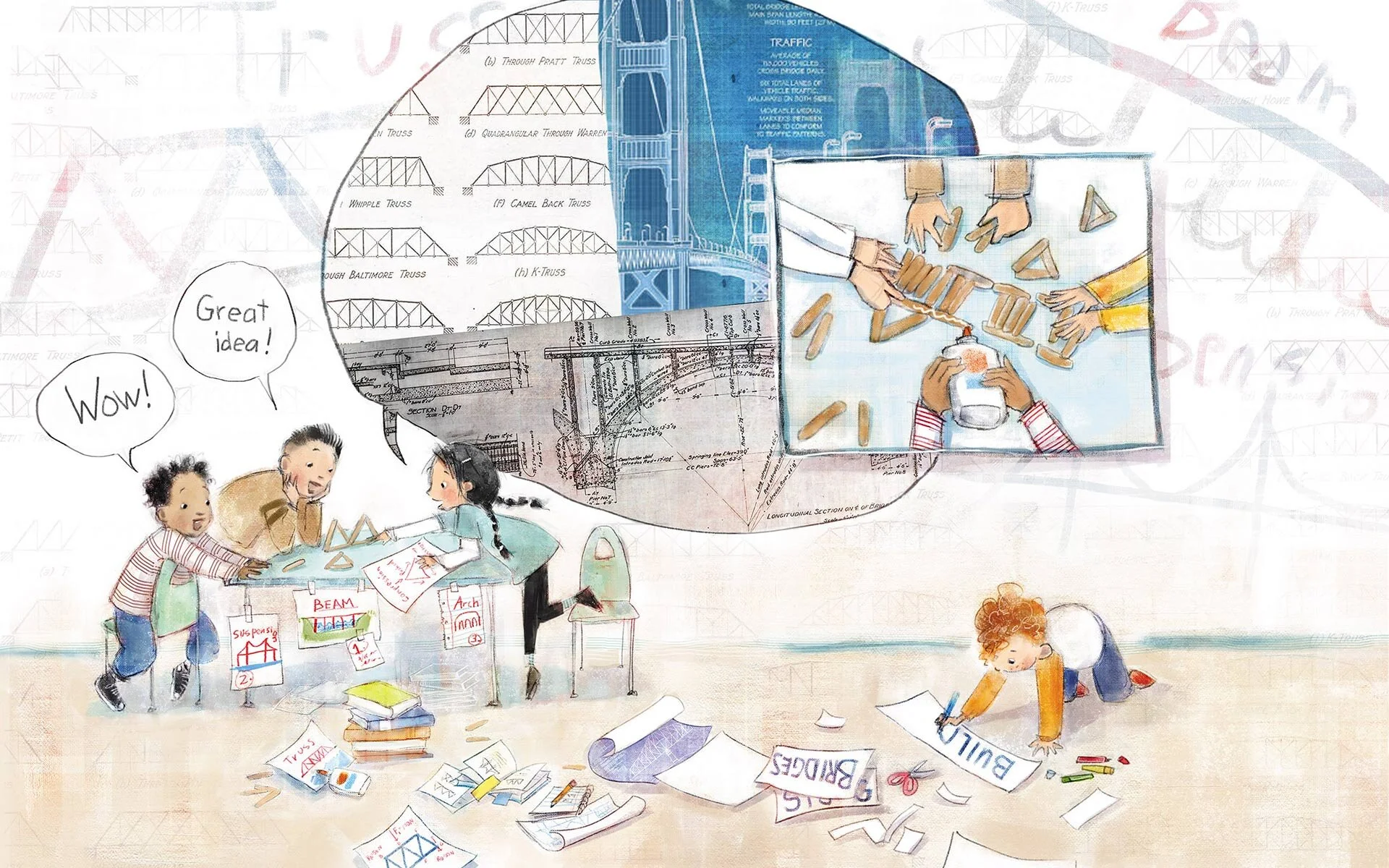 More about Quiet Please, Own McPhee — Patrice Barton illustration