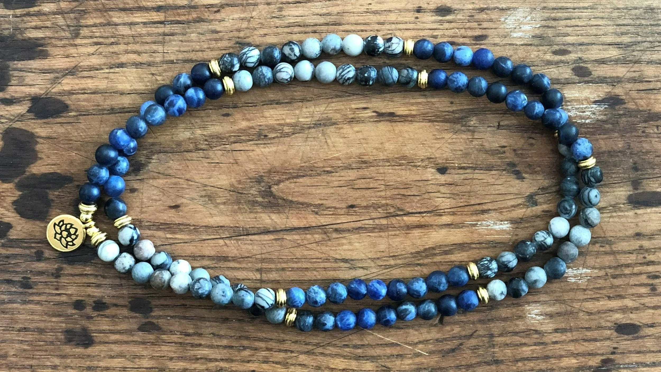 Blue Mala | Lisa Jakub's Mindful Practices for Mental Wellness