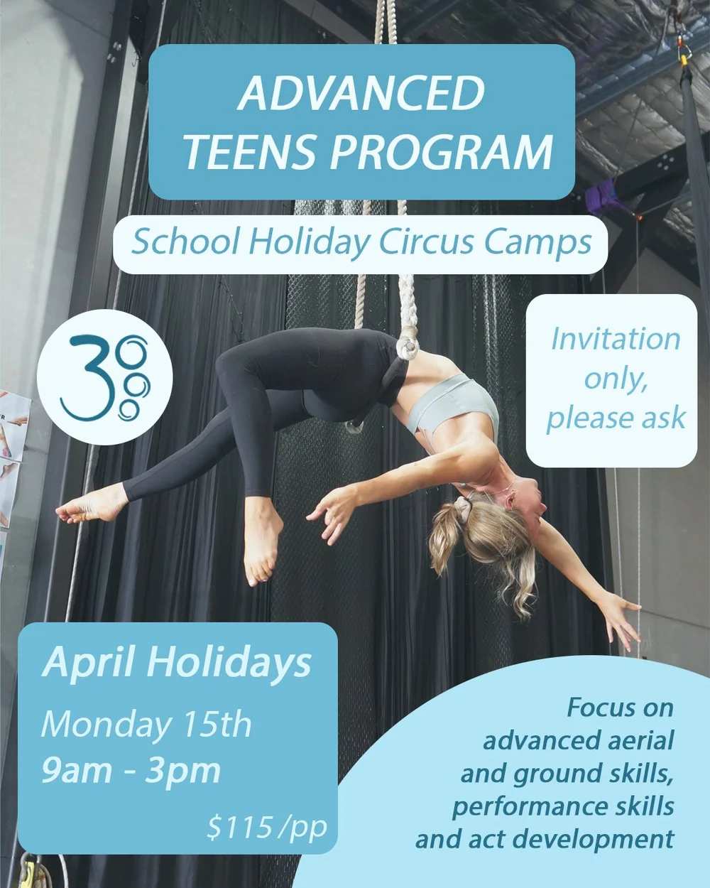 School Holidays — Three Rings Aerial & Circus Arts