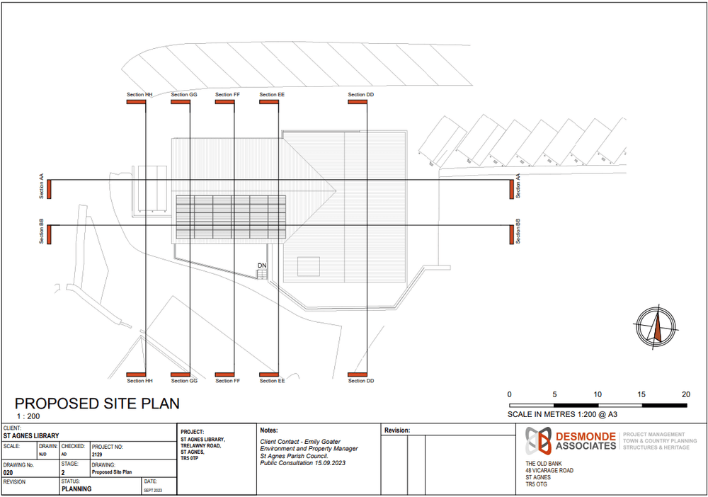 St Agnes Library & Council Offices — Desmonde Associates