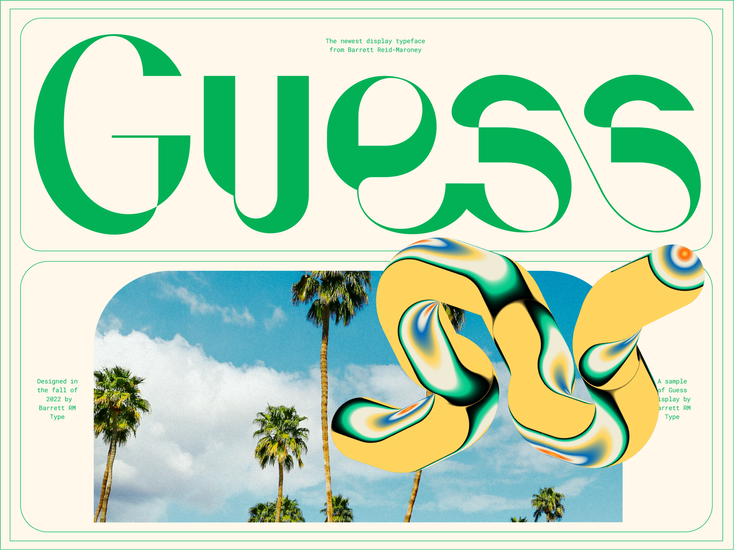 Vertigo - Display Typeface — Barrett RM Type