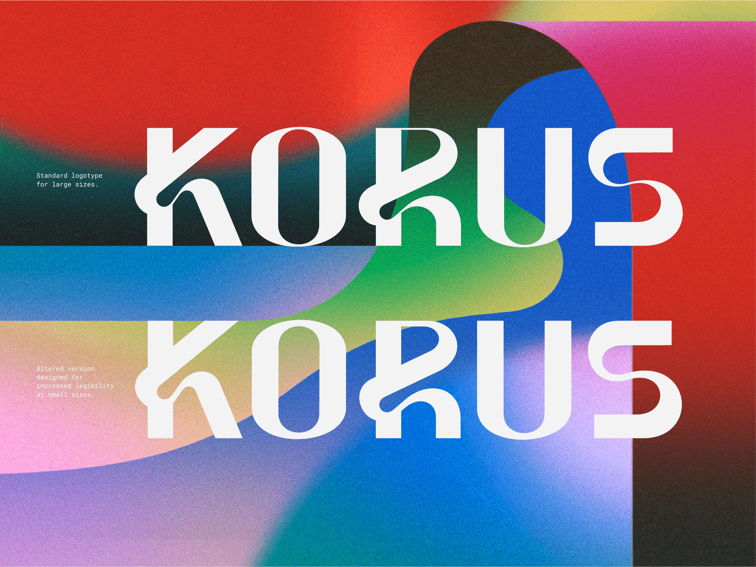 KORUS - Logotype — Barrett RM Type