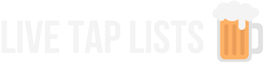 Live Tap List | Digital Menu Board, Printable, Website