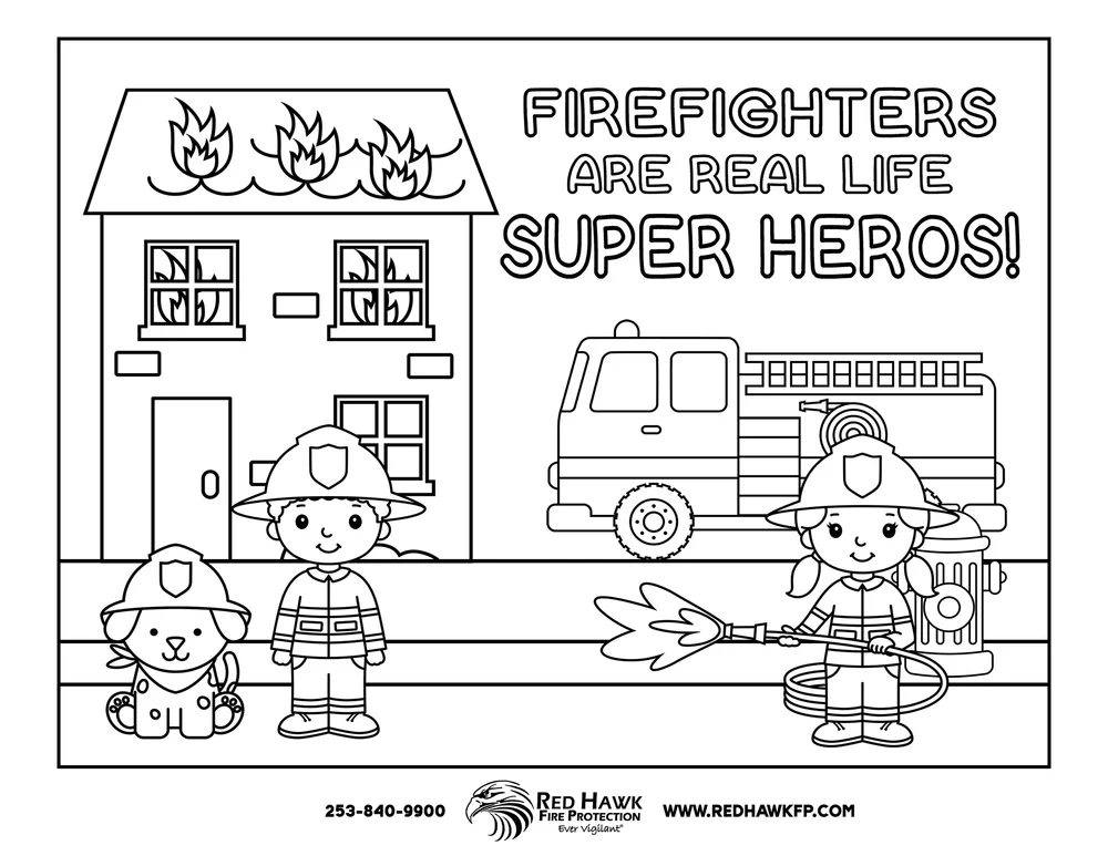 Fire Safety For Kids - Fire Safety Tips — Red Hawk Fire Protection