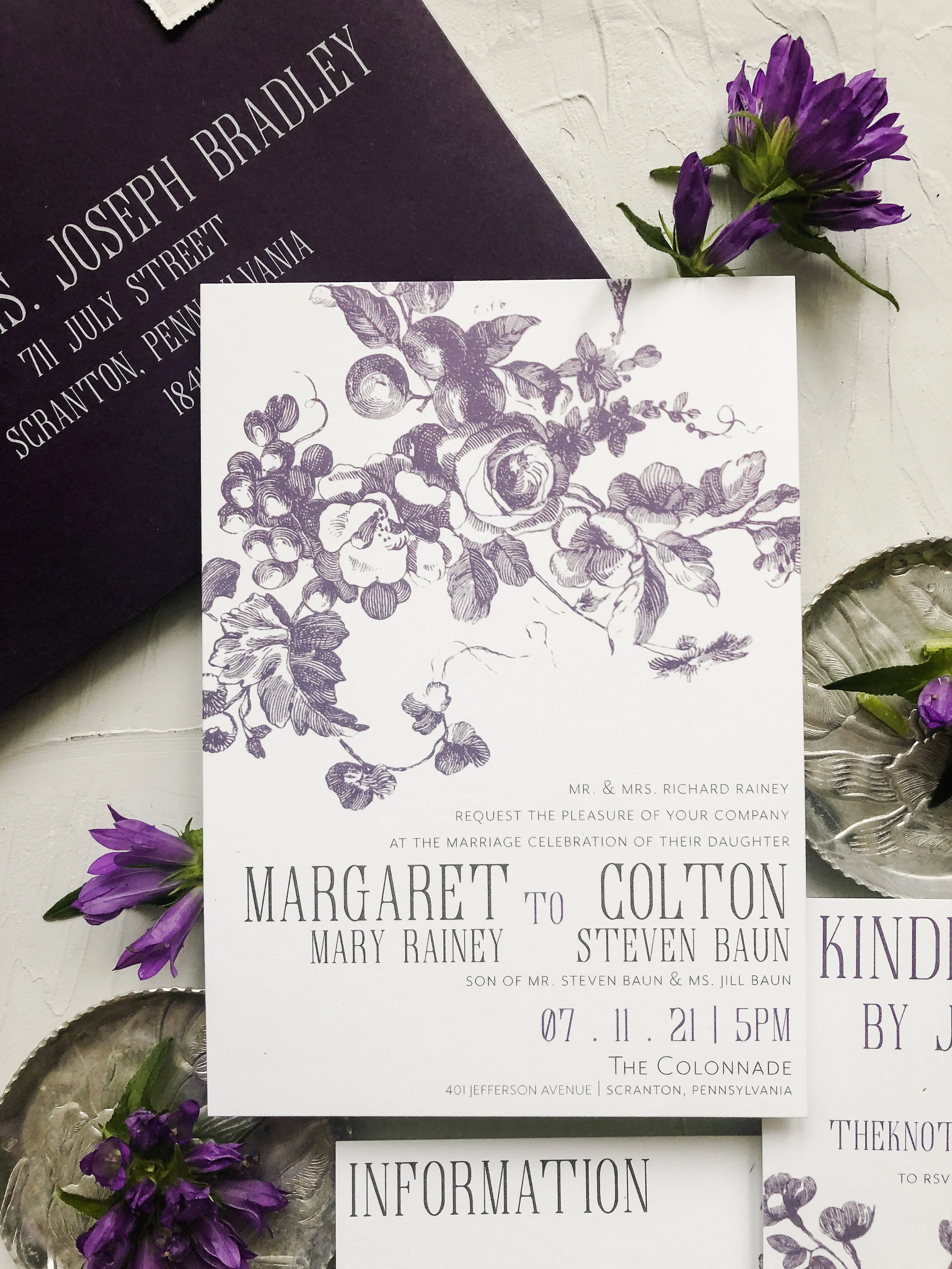Toscana Wedding Invitation — Santina Amendola Design | Romantic Wedding ...