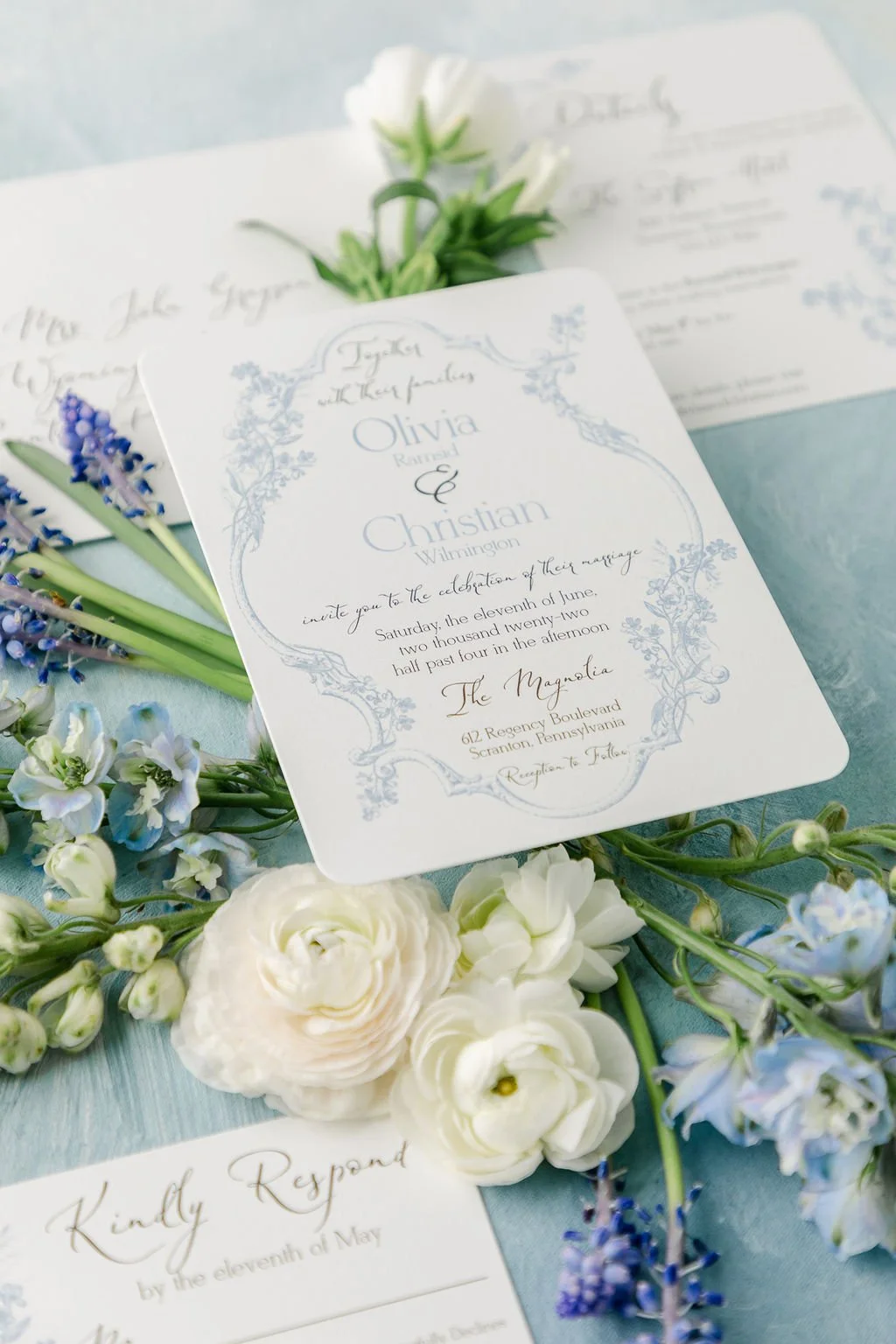 Firenze Wedding Invitation — Santina Amendola Design | Romantic Wedding ...