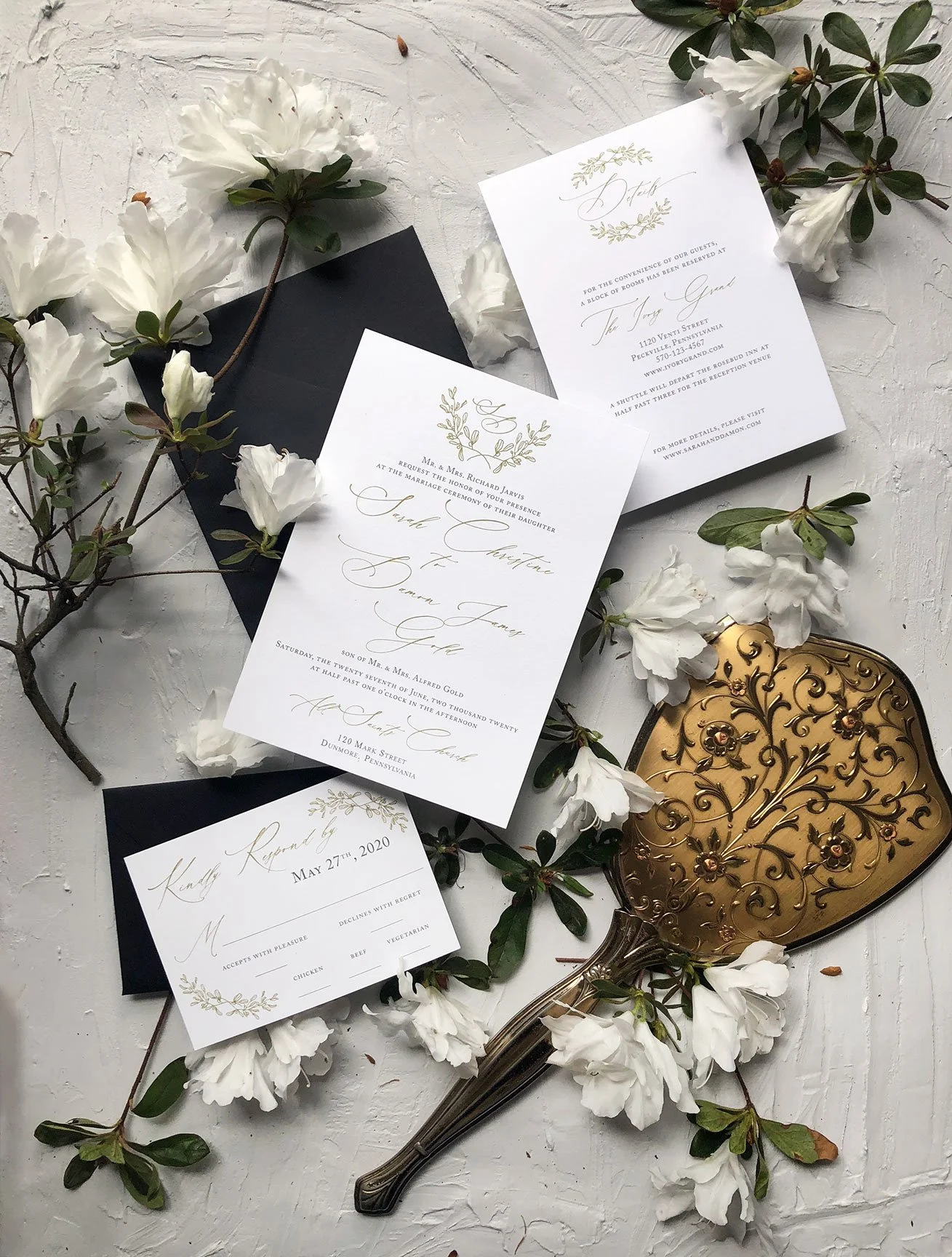 Sicilia Wedding Invitation — Santina Amendola Design | Romantic Wedding ...