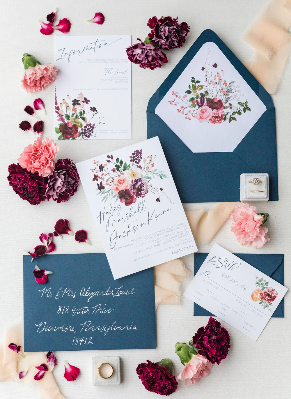 Venezia Wedding Invitation — Santina Amendola Design | Romantic Wedding ...