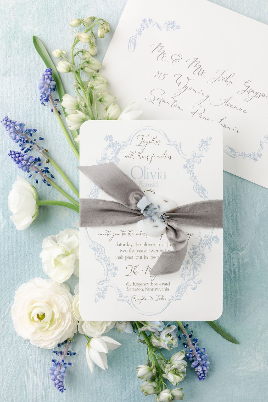 Firenze Wedding Invitation — Santina Amendola Design | Romantic Wedding ...