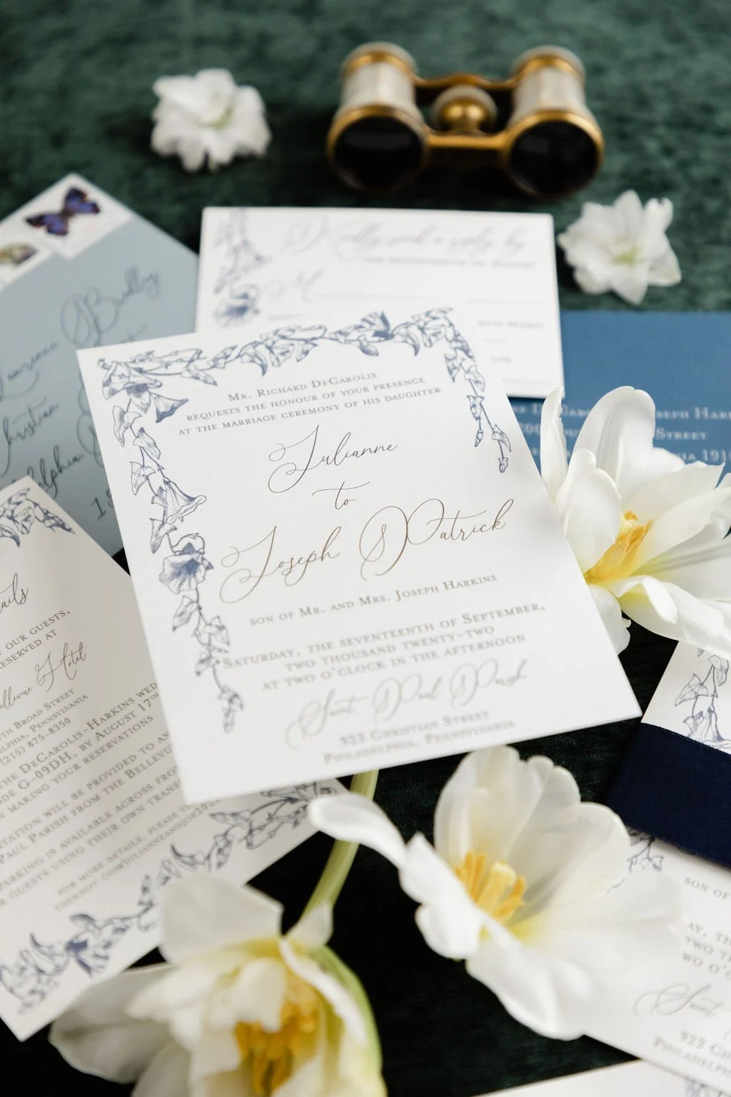 Ravenna Wedding Invitation — Santina Amendola Design | Romantic Wedding ...