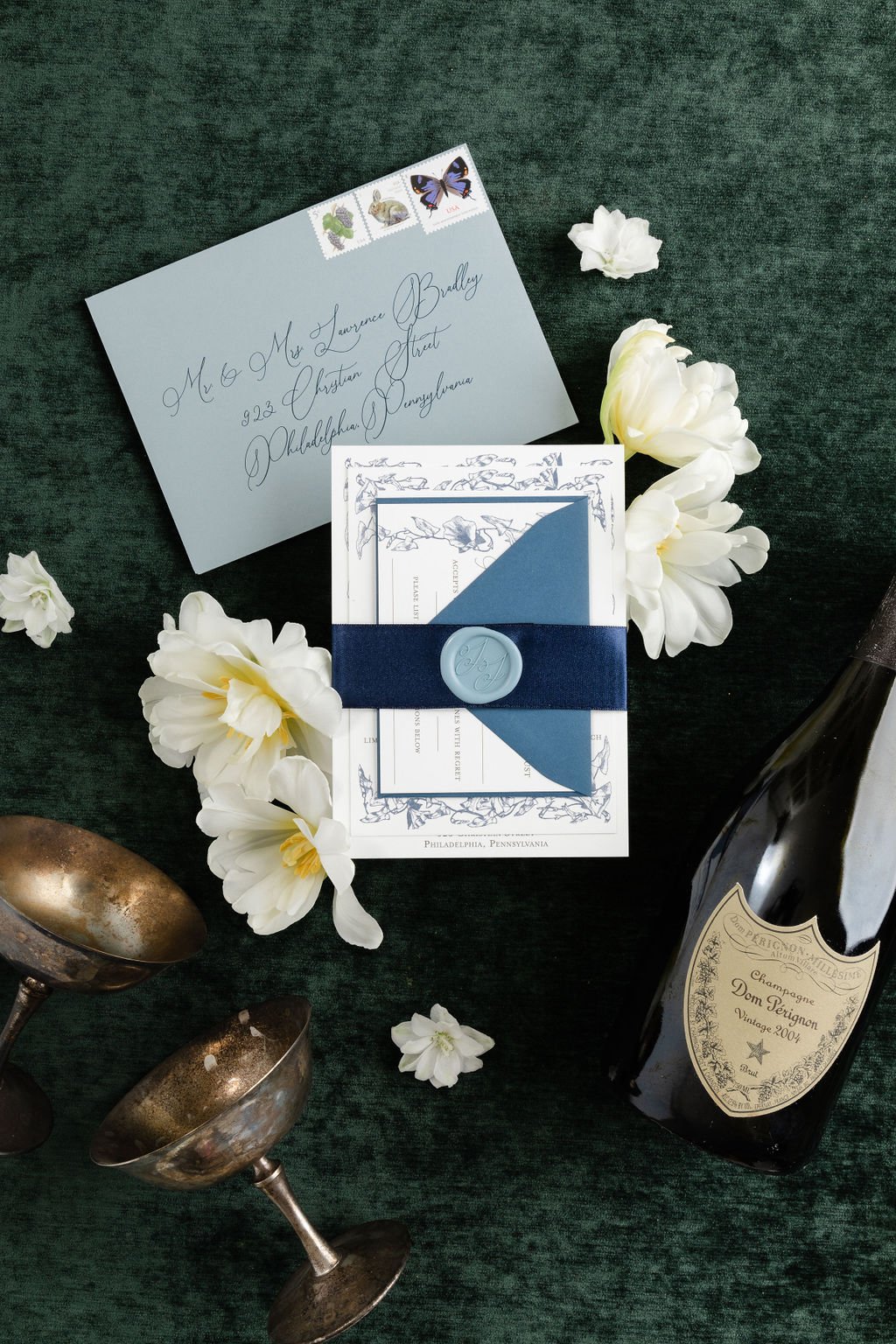 Ravenna Wedding Invitation — Santina Amendola Design | Romantic Wedding ...