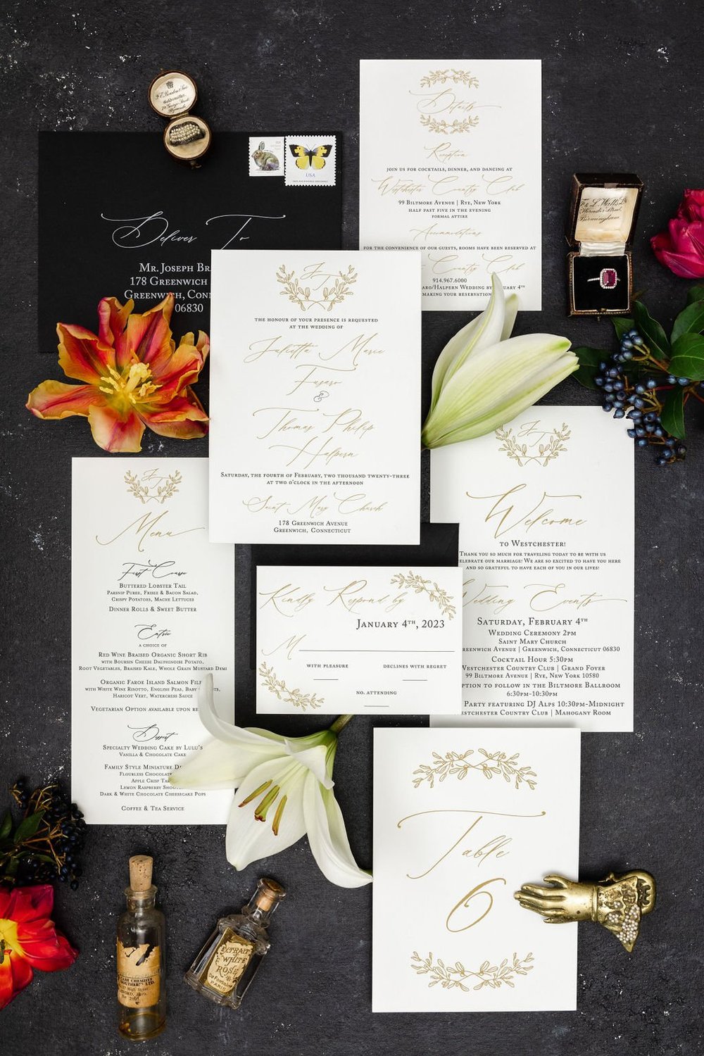 Sicilia Wedding Invitation — Santina Amendola Design | Romantic Wedding ...