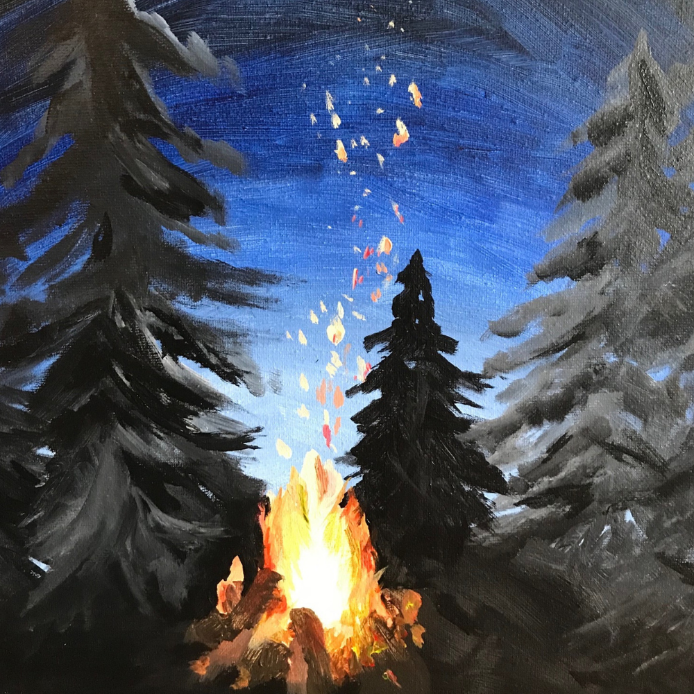 Paint a Picture of a Campfire — Jackie Partridge Art