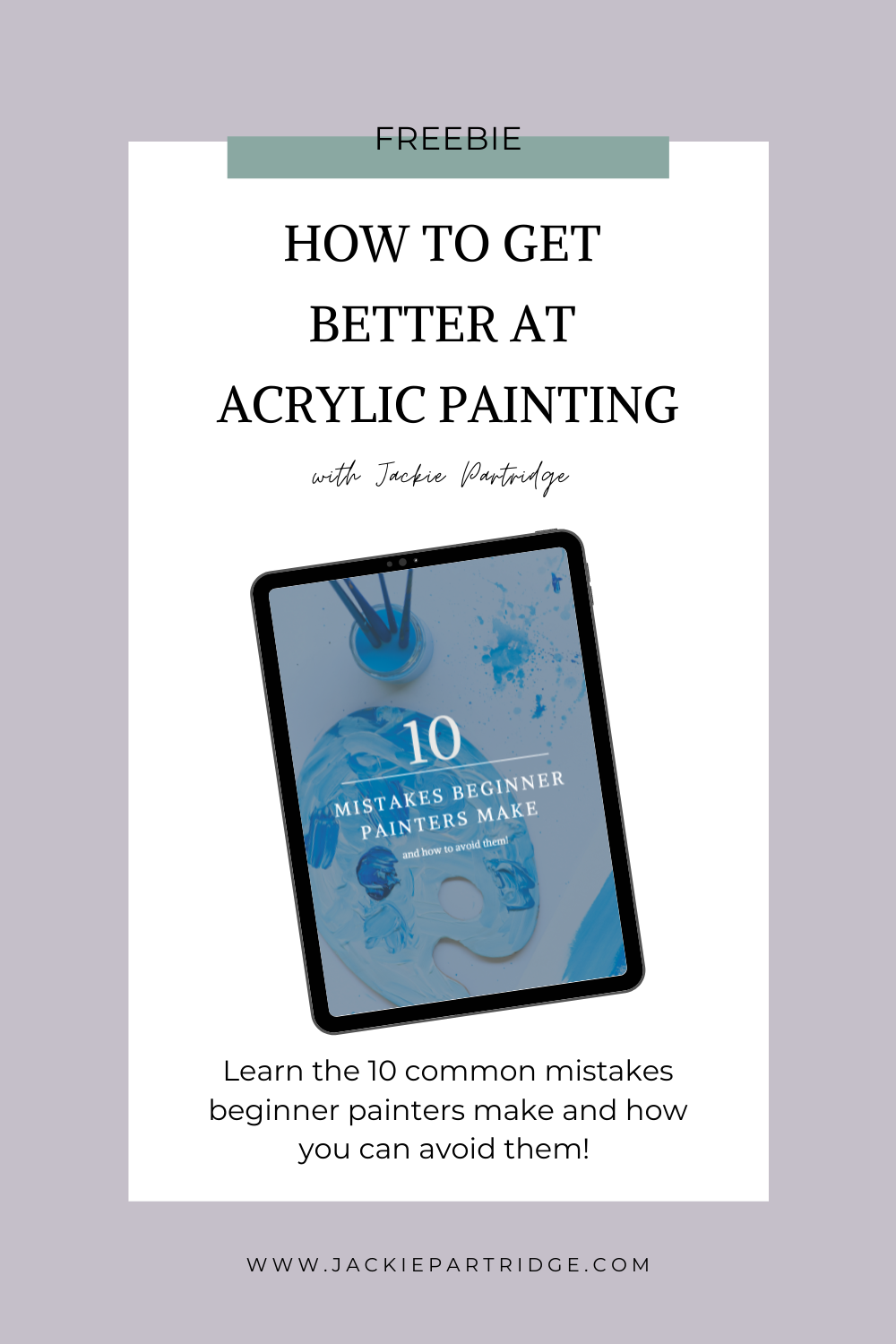 Painting With Acrylics Lessons EASY — Jackie Partridge Art