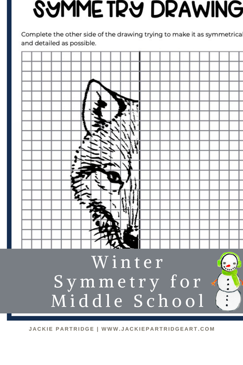 Christmas and Winter Symmetry Worksheets — Jackie Partridge Art