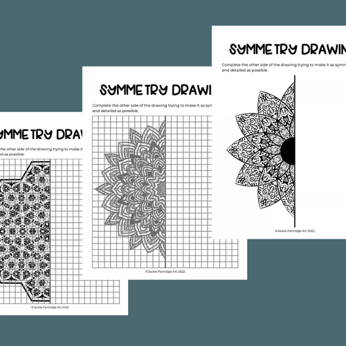 Symmetry Balance Art for Grades 1-12 — Jackie Partridge Art