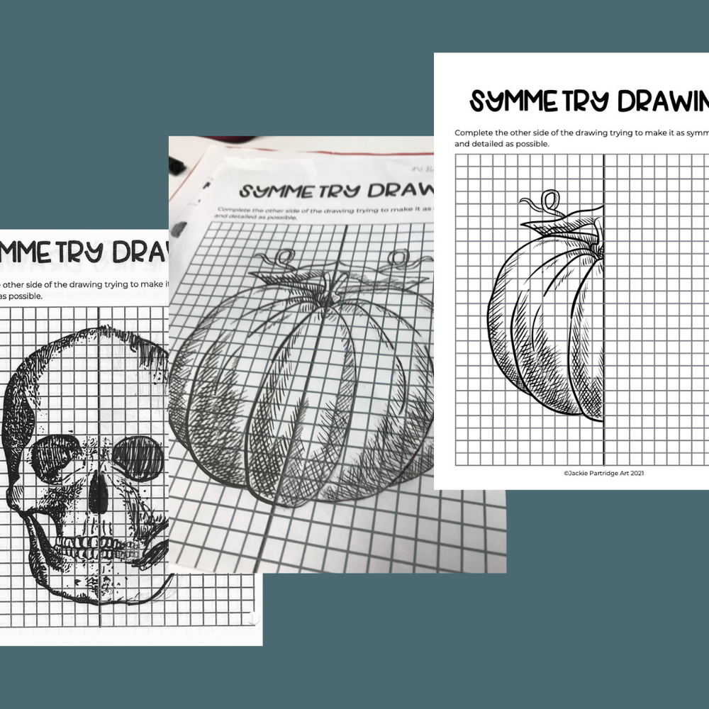 Fall Symmetry Drawing Sheets — Jackie Partridge Art
