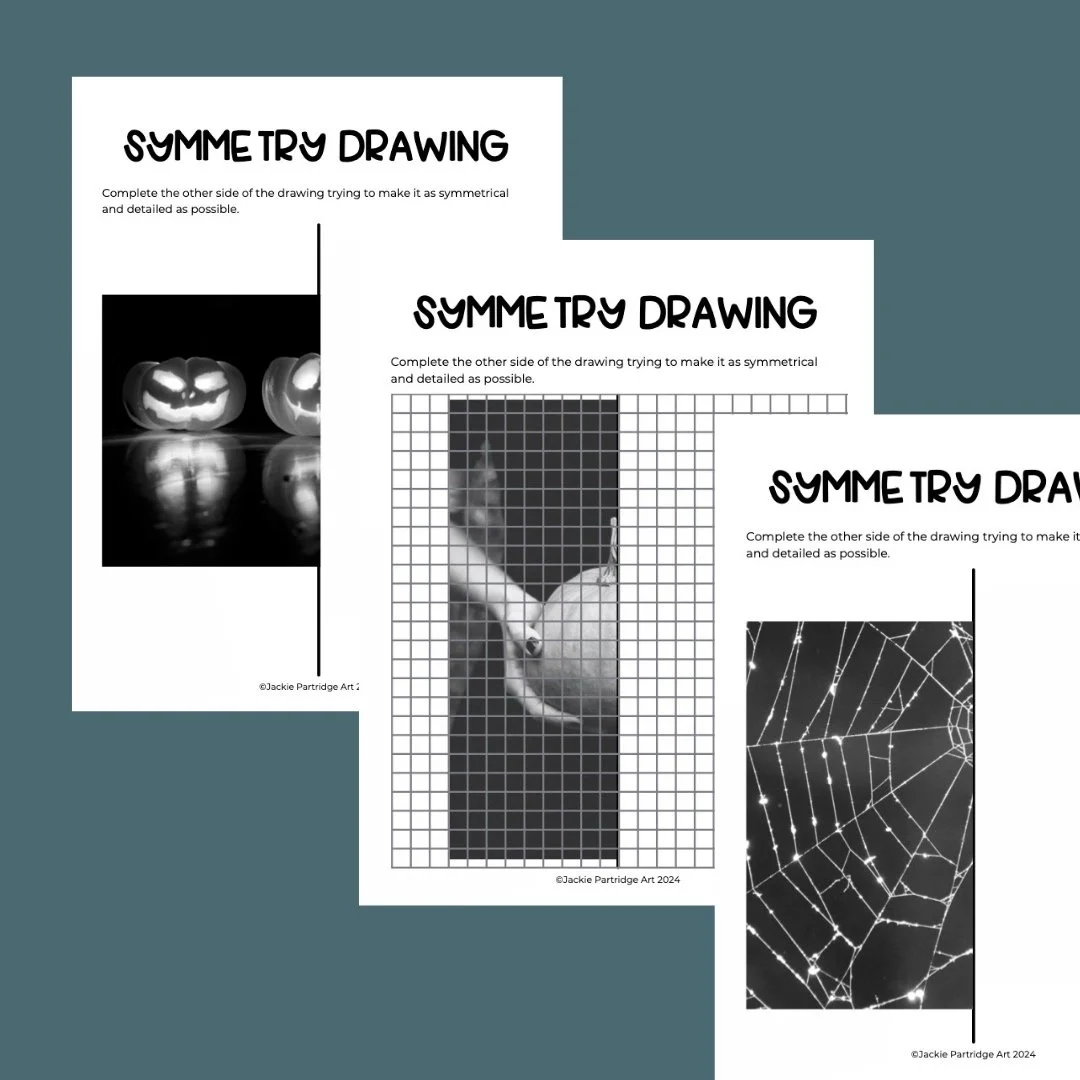Fall Symmetry Drawing Sheets — Jackie Partridge Art