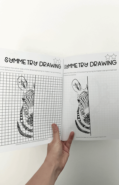 Free Symmetry Drawing Worksheets — Jackie Partridge Art