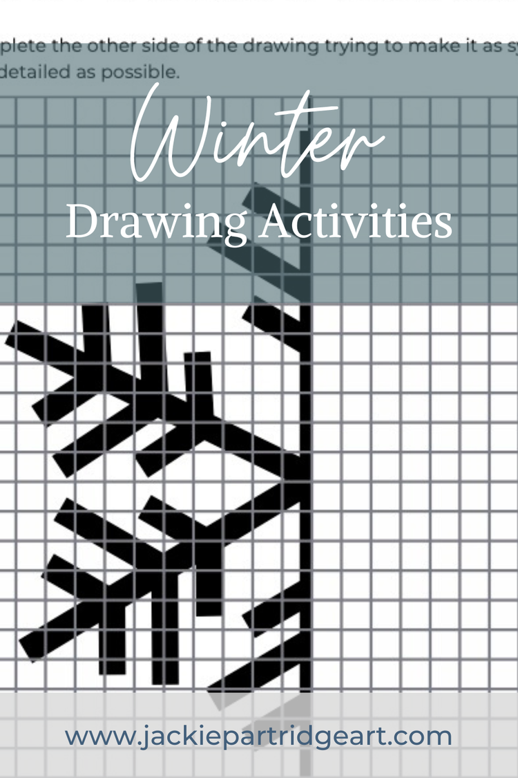 Christmas and Winter Symmetry Worksheets — Jackie Partridge Art