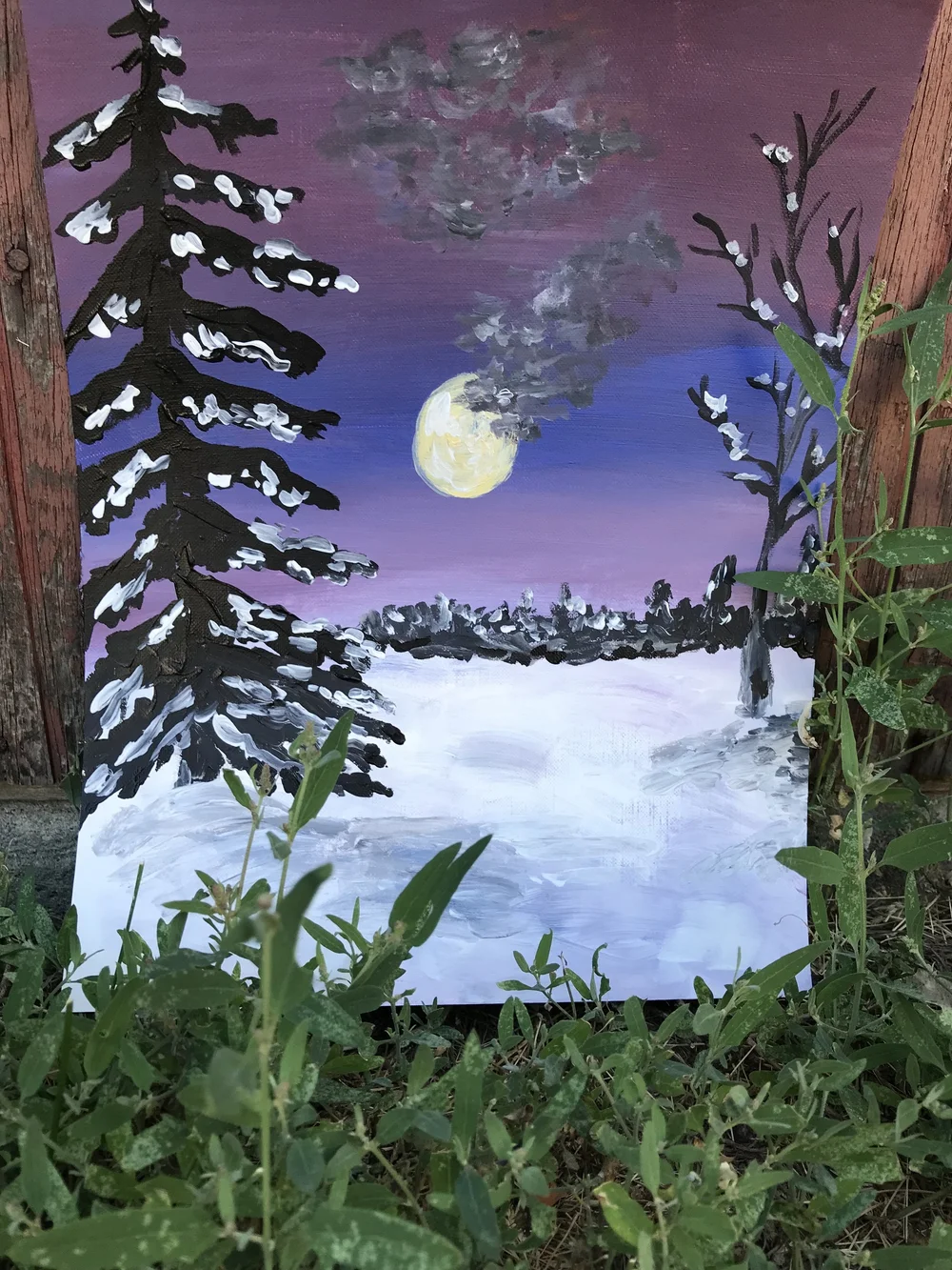 How to Paint a Winter Night Sky — Jackie Partridge Art