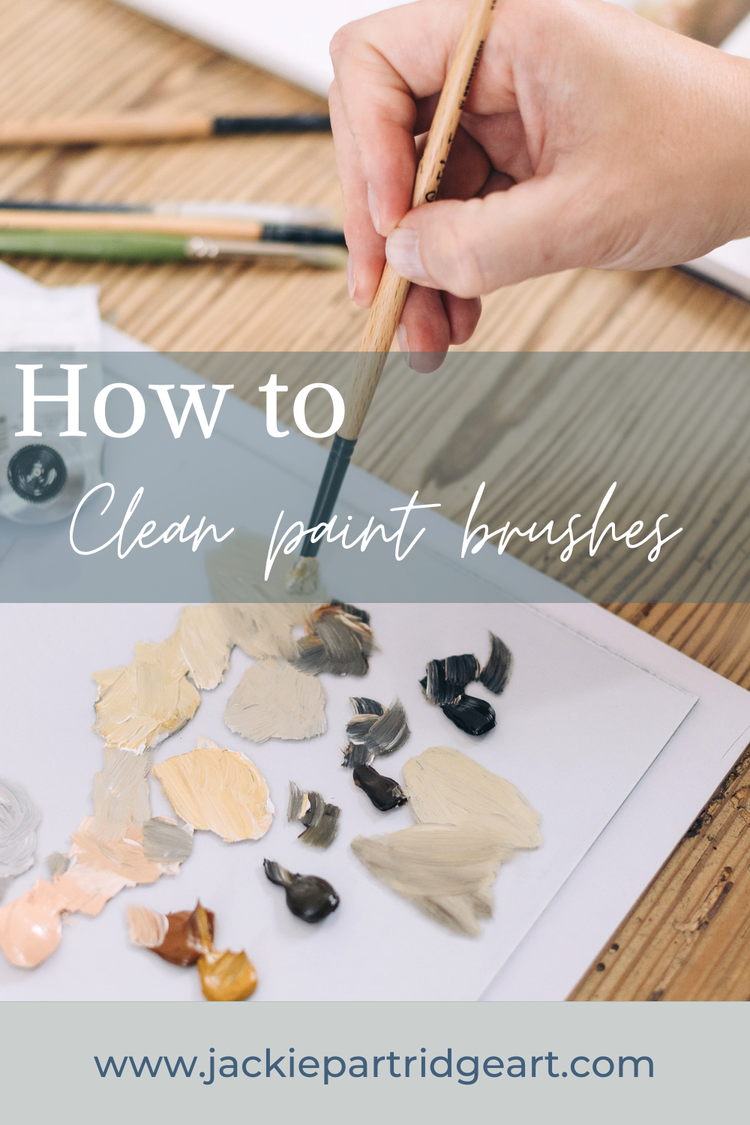 How Clean Paint Brushes Can Be! — Jackie Partridge Art