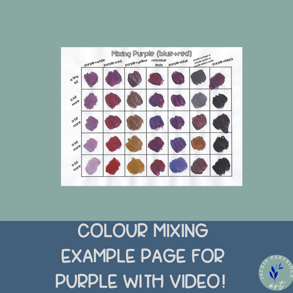 Teaching Colour Mixing Tips — Jackie Partridge Art