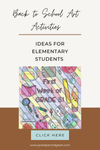 First Day Activities for Elementary Students — Jackie Partridge Art