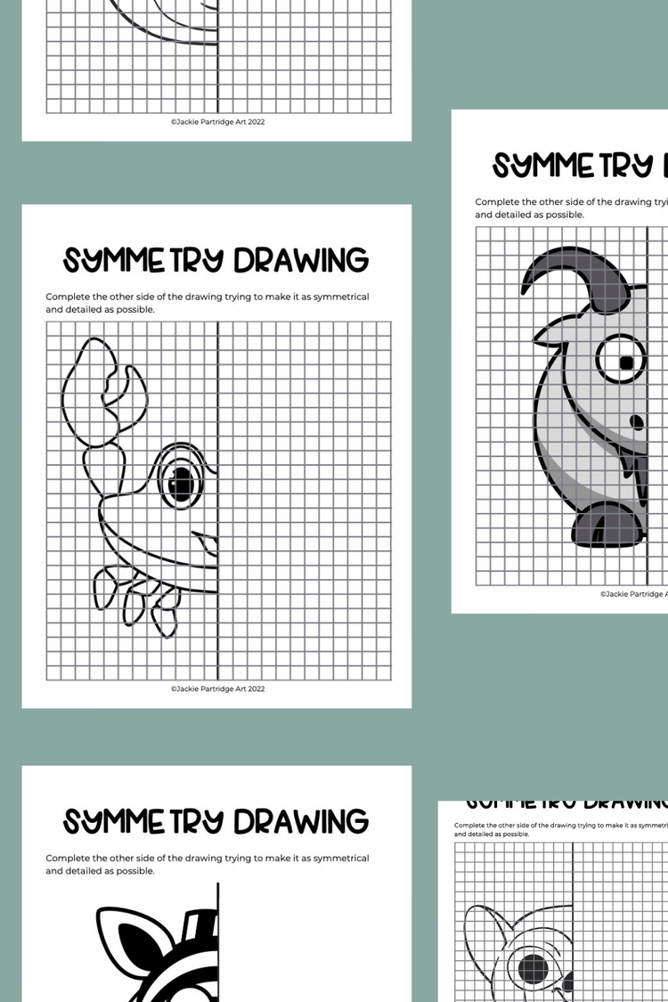 Symmetry in Kindergarten — Jackie Partridge Art