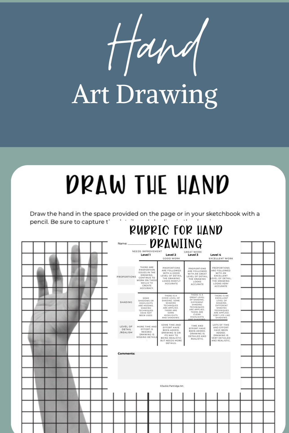 How to Draw the Real Hand — Jackie Partridge Art