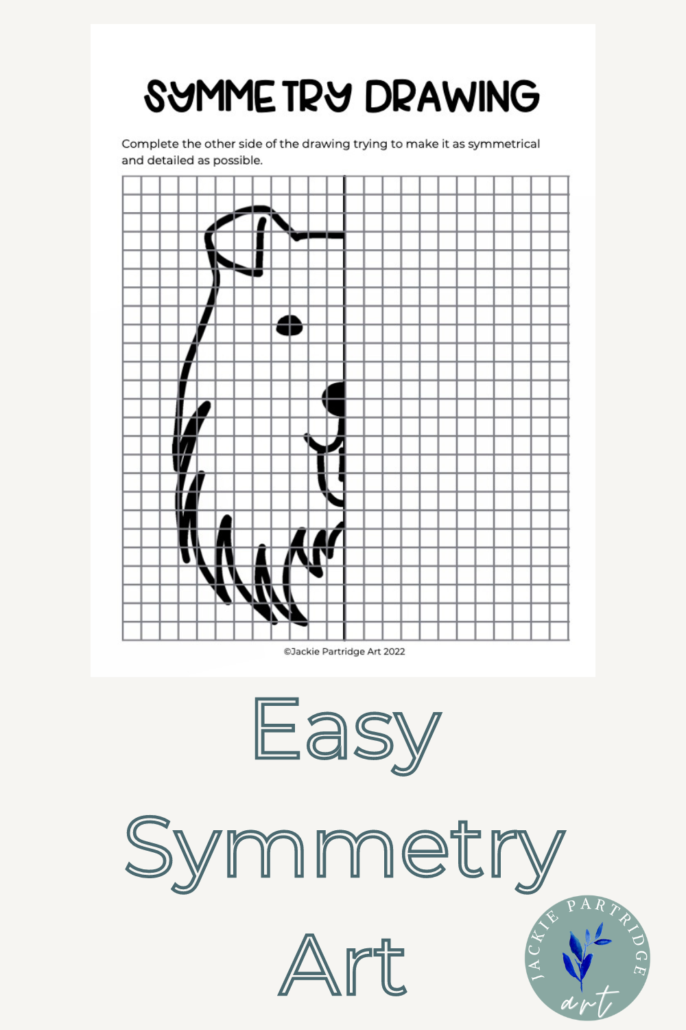 Symmetry in Kindergarten — Jackie Partridge Art