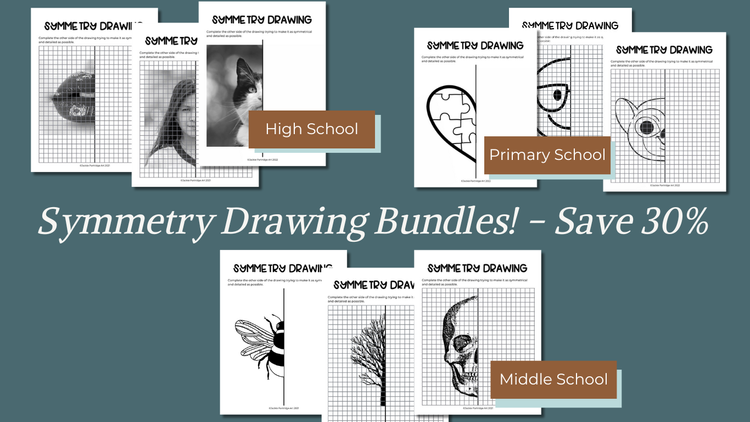 Free Symmetry Drawing Worksheets PDF Pages — Jackie Partridge Art