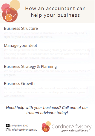How an accountant can help your business | Cordner Advisory