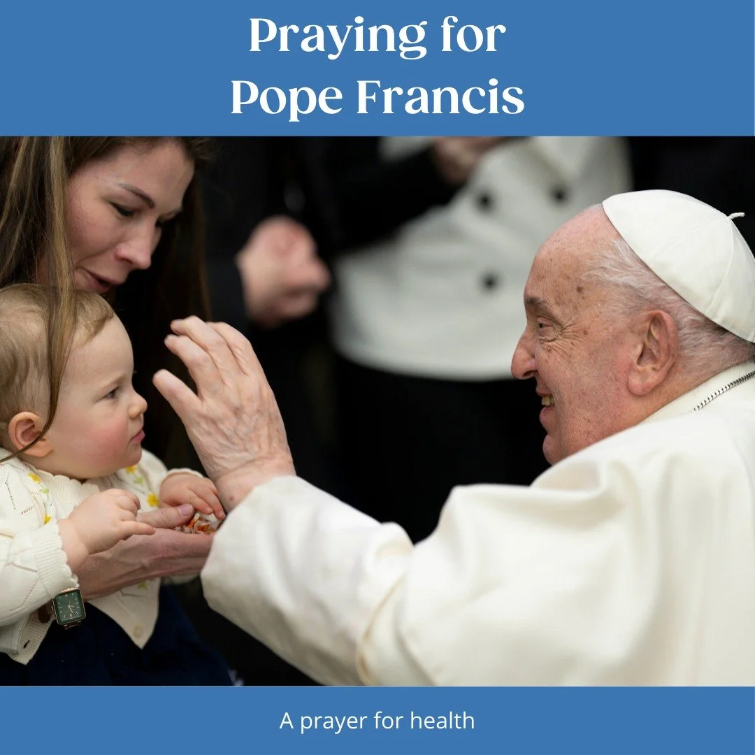 Praying for Pope Francis — St Bernard's Parish Belmont