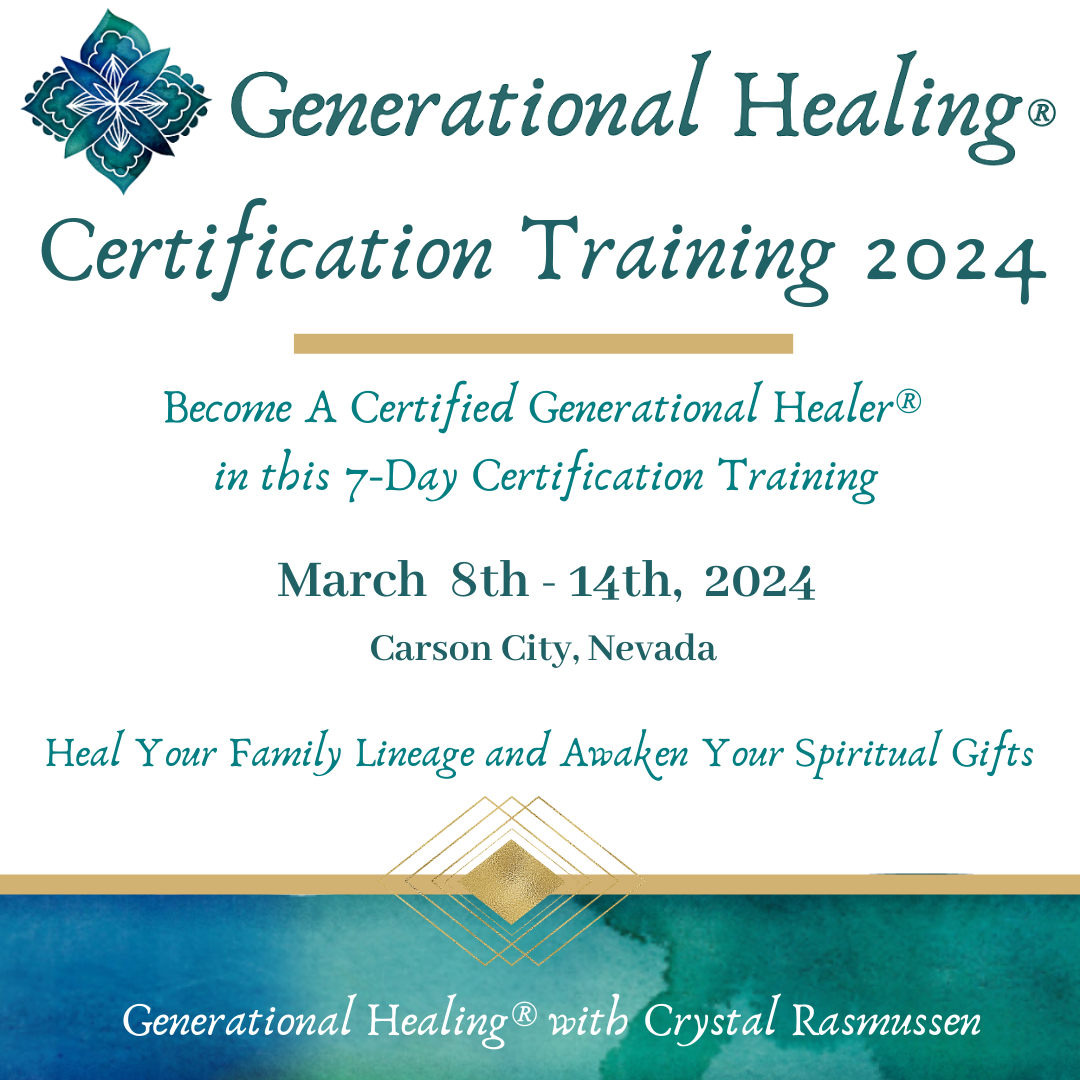 Events from Crystal Rasmussen — Crystal Rasmussen Generational Healing®