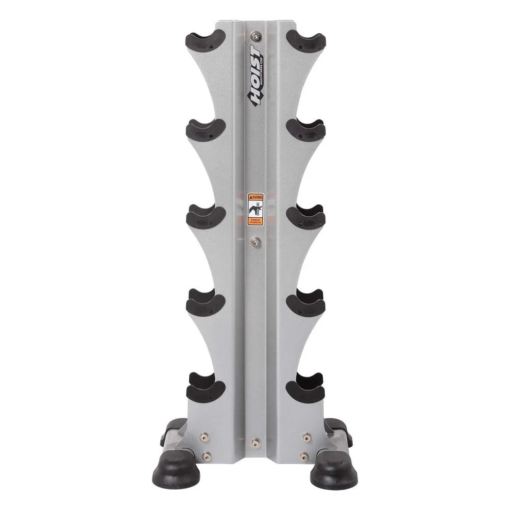 Hoist Vertical Hex Dumbbell Rack (5 Pairs) — 360 Sports Products