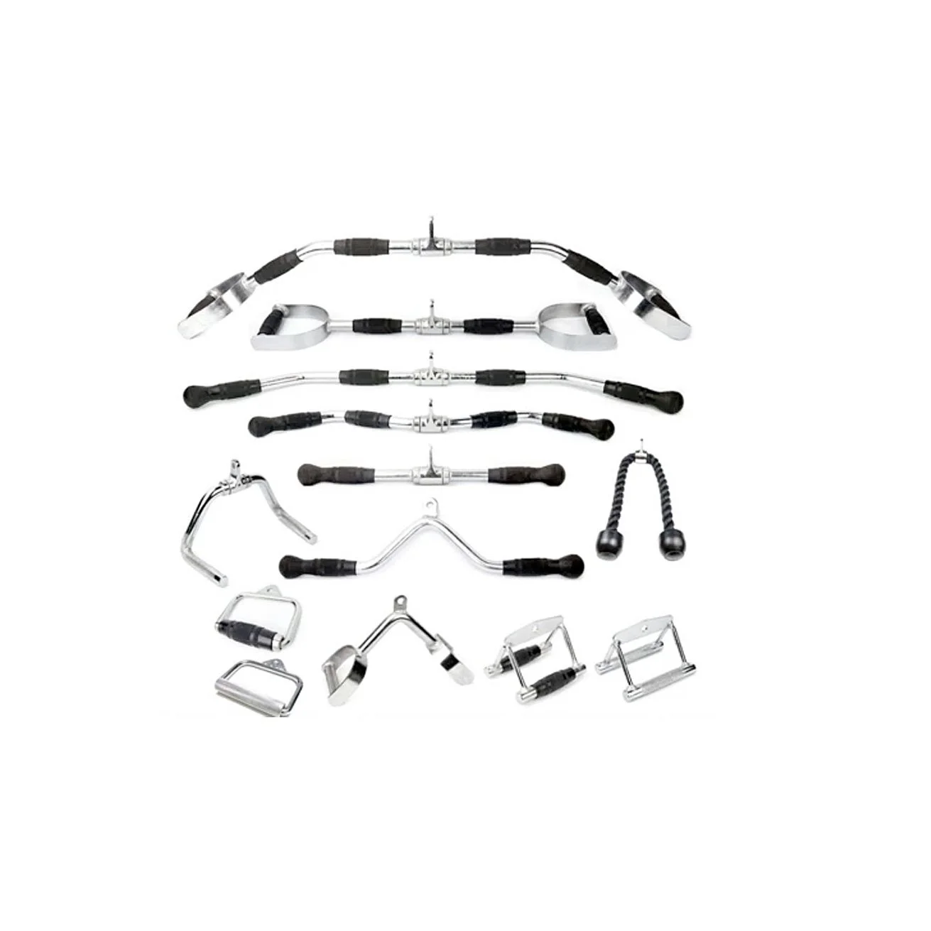 47" Rubber Grip Lat Pulldown Cable Attachment By 360 Sports — 360 ...